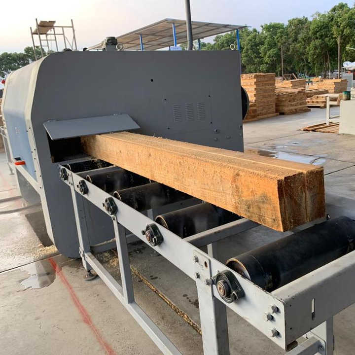 Timber Sawmill Multi Rip Saw Wood Cutting Machine MJ-F3-250-90- 4D-Z