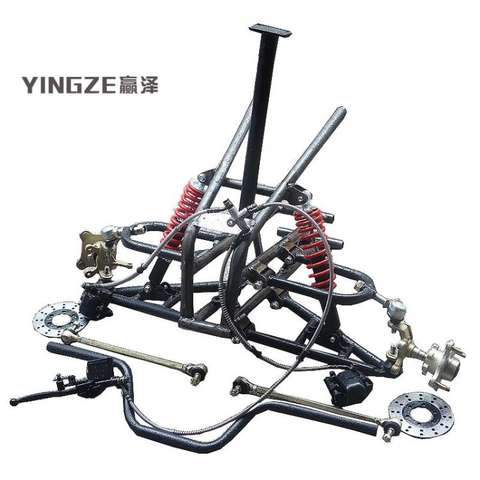Go Kart Karting UTV Buggy Steering Rack Box Shock Absorbers Reverse ...