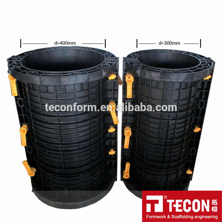 TECON Round Column Shuttering - Durable & Reusable Formwork
