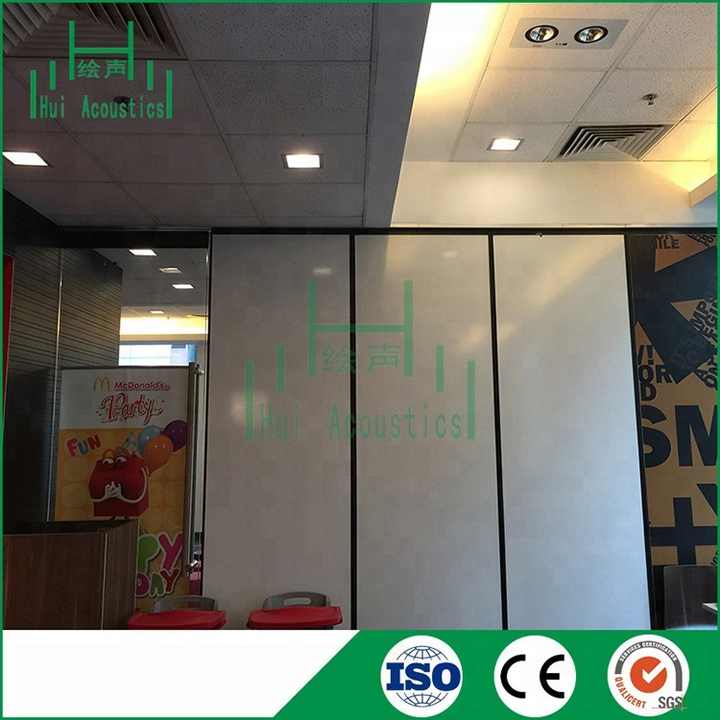 Sliding Soundproof Wall Divider Panels for Commercial Use