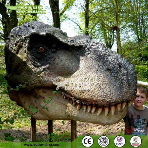 Realistic Life Size T Rex Dinosaur Head - Intelligent & Customized