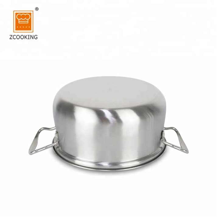ZCOOKING Capsule Bottom Induction Cookware - Stainless Steel with Glass Lid