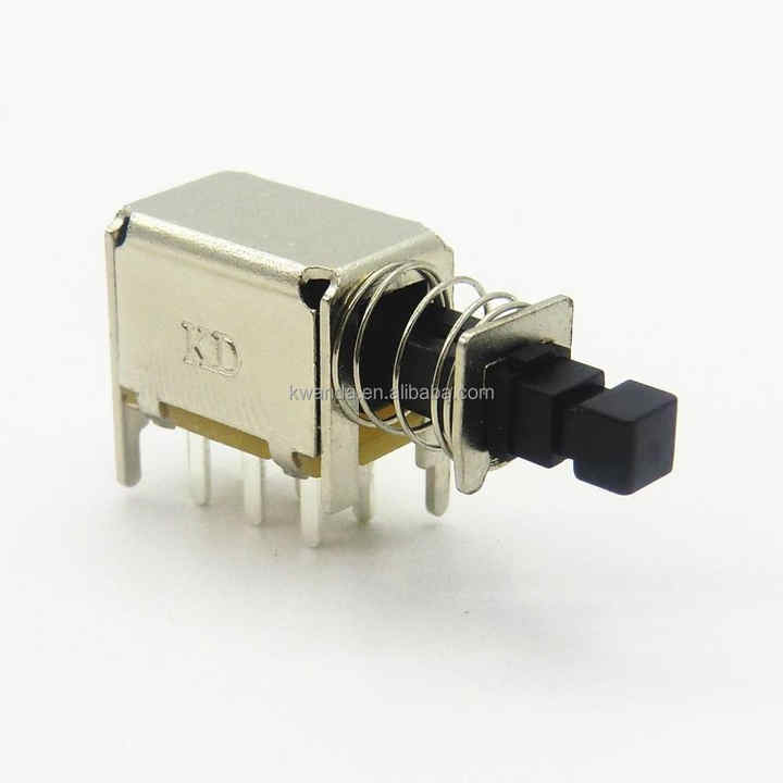 2p2t Self-locking Mini Push Button Switch - 2pin Micro Switch Oem