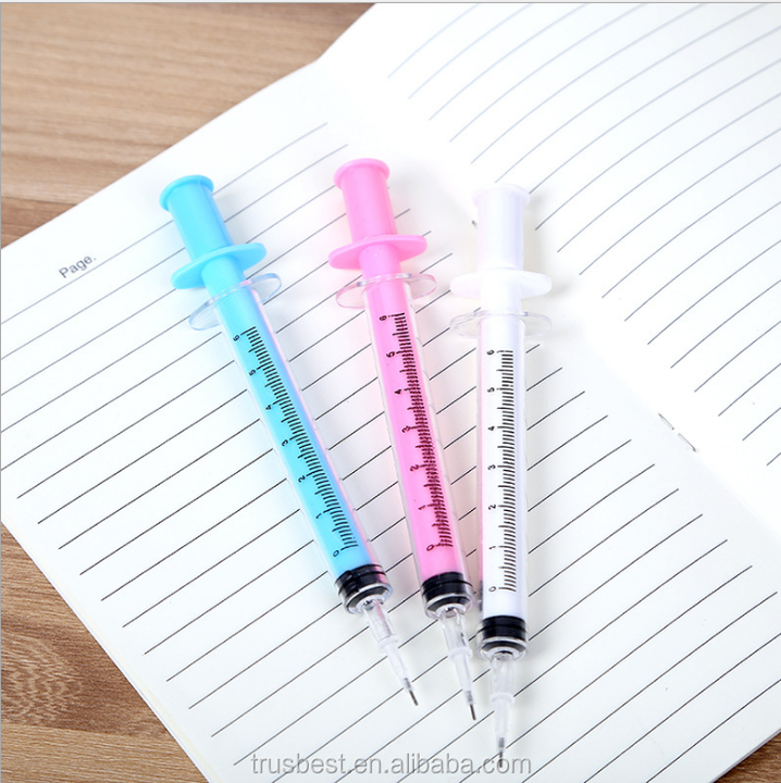 Cute Kawaii Gel Pen Needle Syringes Injection Students Toys Stationery ...