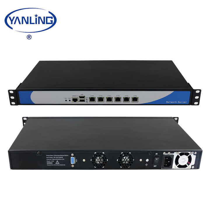 1U Rack Mount Server with Core I5 3450 CPU & 6 Intel Lan