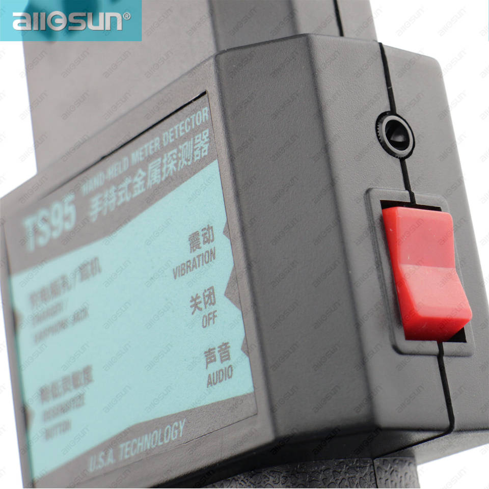 ALLOSUN TS95 Metal Detector - Secure and Customizable