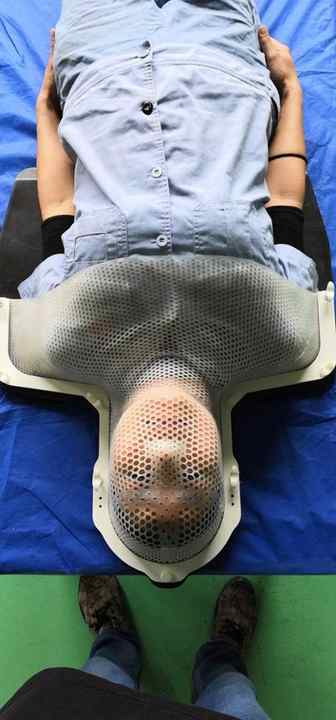 Radiotherapy Thermoplastic Mask - Head Neck Shoulder Immobilization