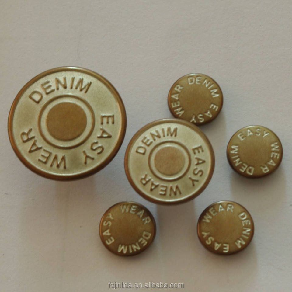 Shop Our 20mm 15mm Metal Jeans Shank Buttons - Durable & Stylish
