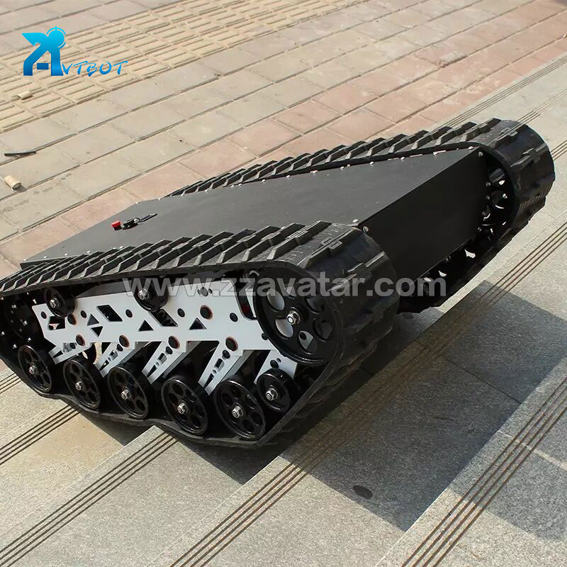 80kg Payload Track Robot Inspection Vehicle Crawler Robotic Chassis ...