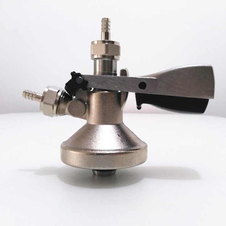 Chrome Plated Brass Adapter Beer Keg Coupler for KeyKeg Keg Fittings ...