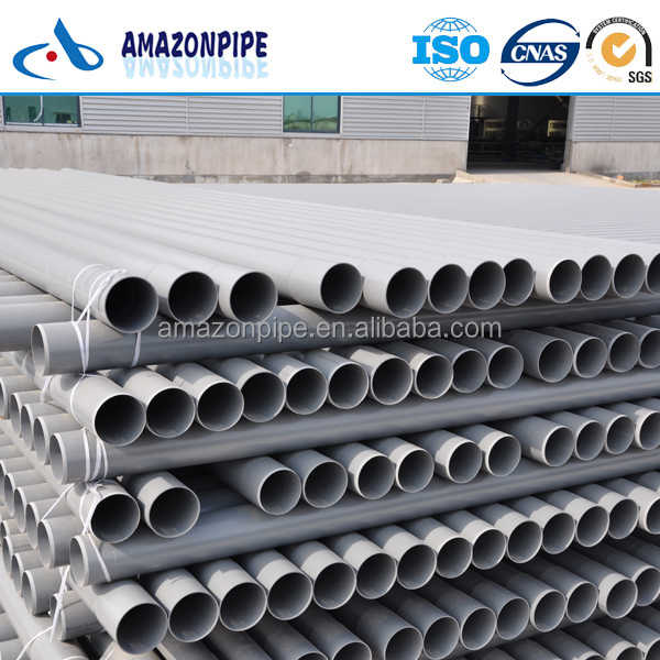 Plastic Pipe 350mm 400mm Diameter PVC-U for Water Supply