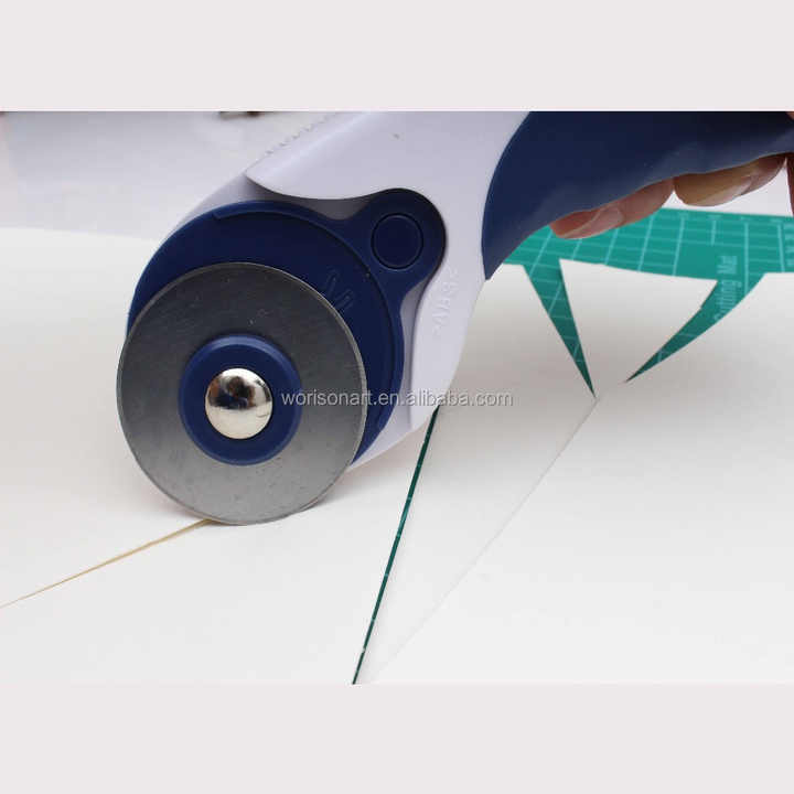 45mm Cloth Rotary Roller Cutter Fabric Cutting Tool Leather Paper Vinyl strips Rotary Cutter Sewing Tools