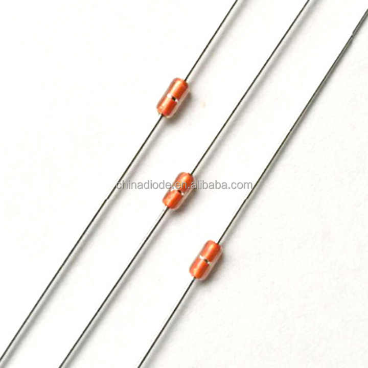 Glass Sealed Diode Ntc Thermistors Mf58 100k Temperature Sensors 3% For ...