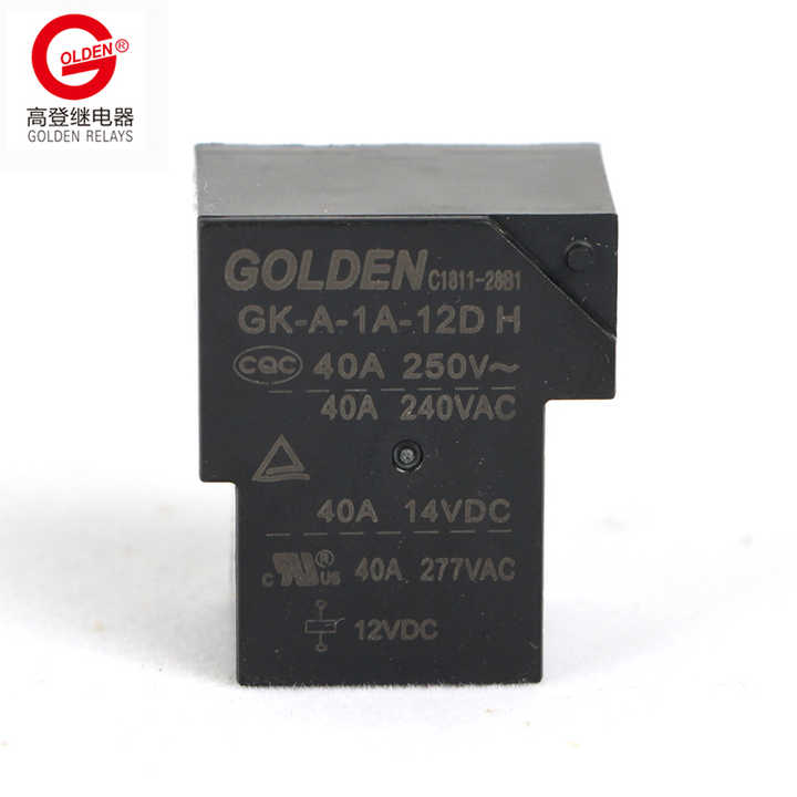 GK-A-1A-12DF Golden relay 4Pin 5V 6V 9V12V PCB Sugar Cube Mini Power ...