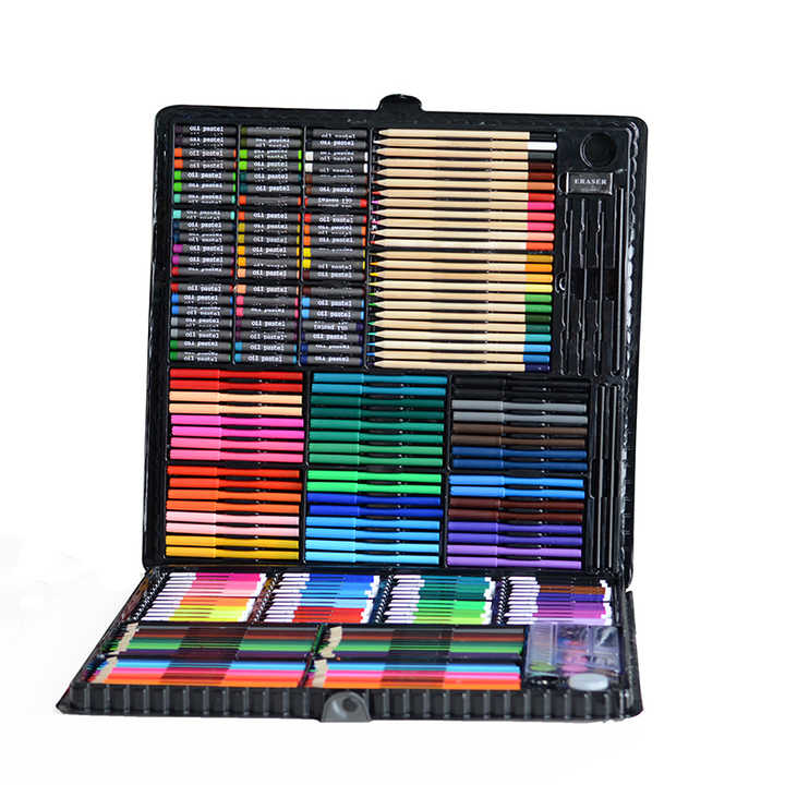 258 Piece Portable Art Drawing Set for Kids - Drawings 4 Portable