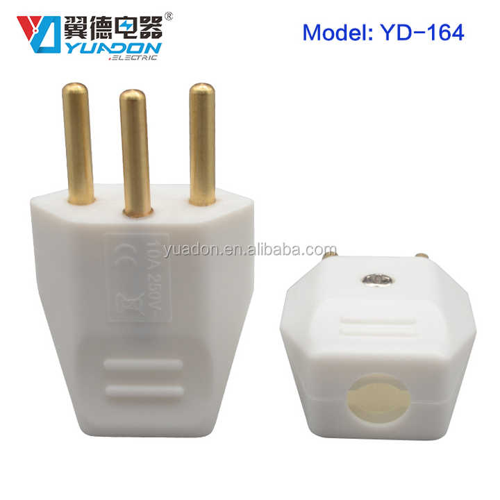 Yuadon Swiss Power Plug - Reliable 3 Pin Electrical Plug