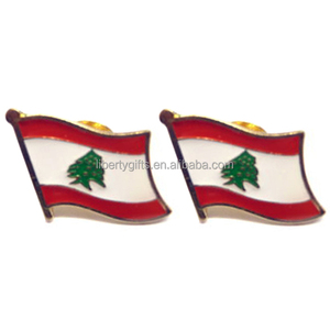 Lebanese Lebanon Flag Lapel Pin Badge Flag Push Pin