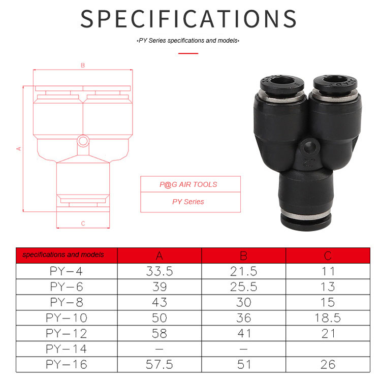 Y Type Quick Coupling - Durable High Performance Fitting