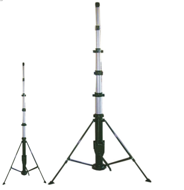 Customizable 8m 20kg Payload Portable Manual Telescoping Mast Lifting ...