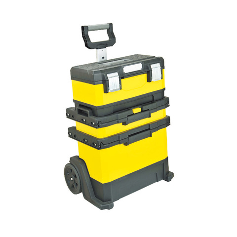 GD5070 4-In-1 Workstation Stanley Fatmax style plastic trolley box tool ...