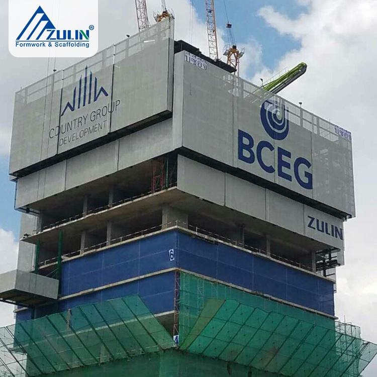 ZULIN RCS Self-Climbing Scaffolding System: Durable Steel Construction ...