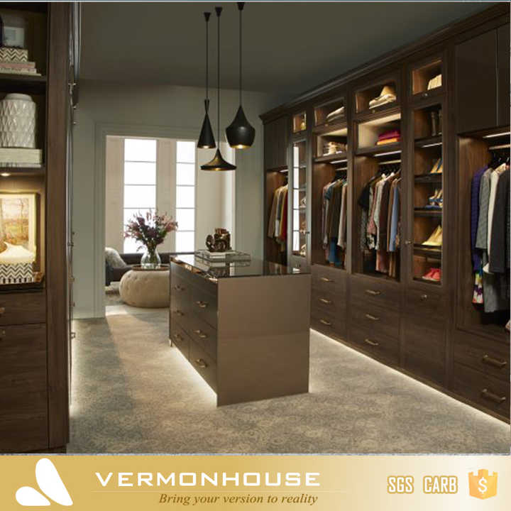 Modern-style Fancy Walk in Wardrobe Closet - Vermont