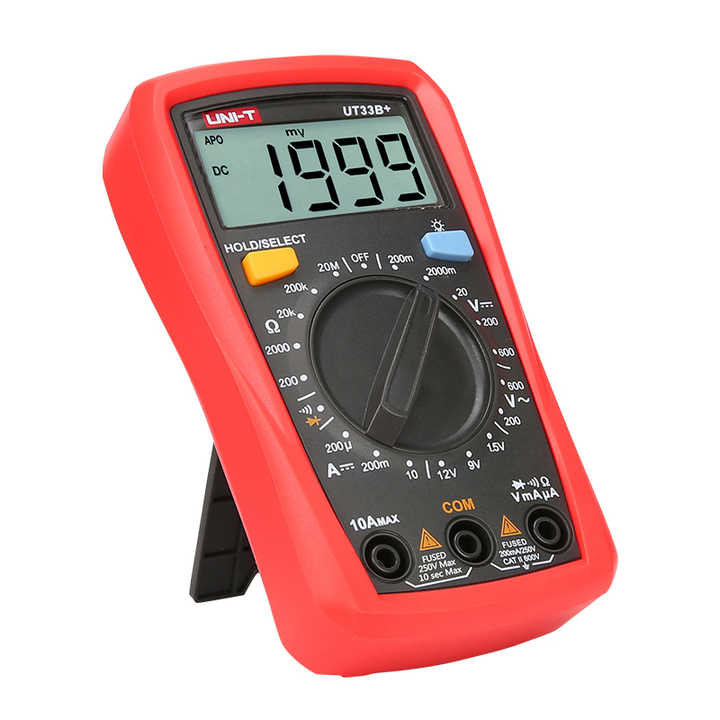 UNI-T UT33B+ Digital Multimeter - Compact AC/DC Measurement