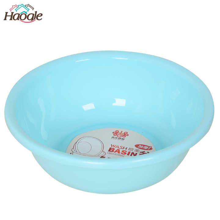 Household Colorful Round Plastic Basins - Modern & Eco-friendly
