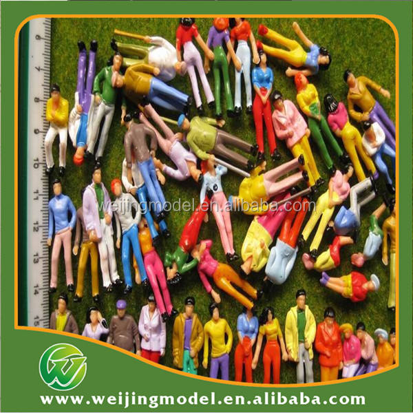 2026 Hotsale 76mm 1/25 Plastic Scale Model Human Figure DIY Sand Table ...
