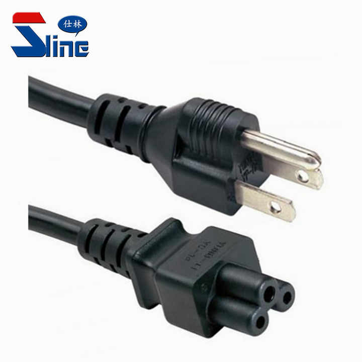 Japan 3 Pin Plug to IEC 320 C5 Clover Leaf Power Cord Cable