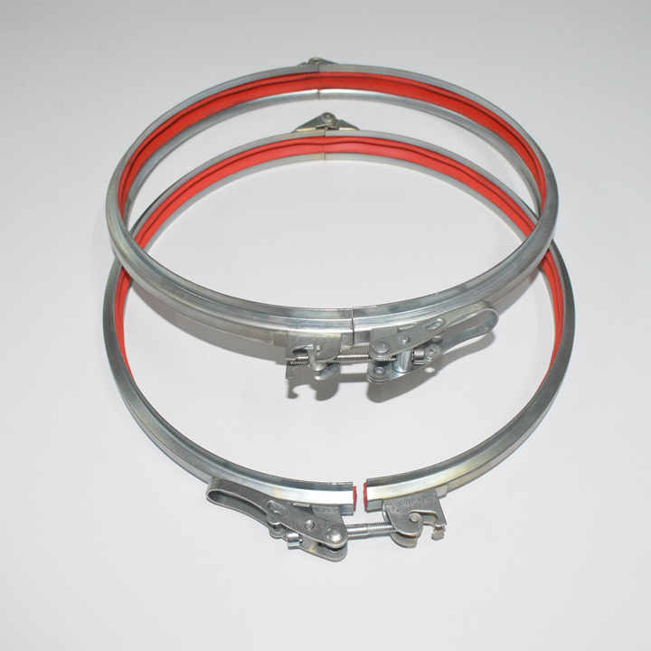 Galvanised Pipe Quick Connect Clamp with V Gasket Quick Lock Flange ...