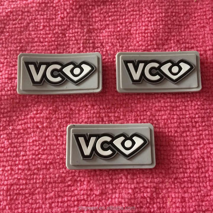3D Raised logo Rubber Label Tag,sewing on Rubber Label With Sewing ...