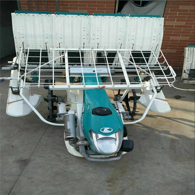8 Rows Walking Type Kubota Rice Transplanter - High Productivity