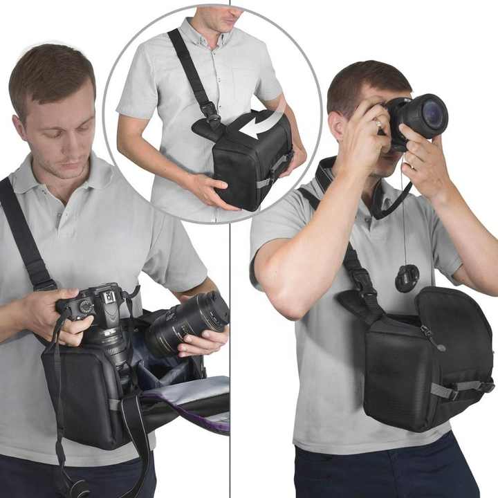 Camera Sling Backpack - Ultimate DSLR & Mirrorless Solution