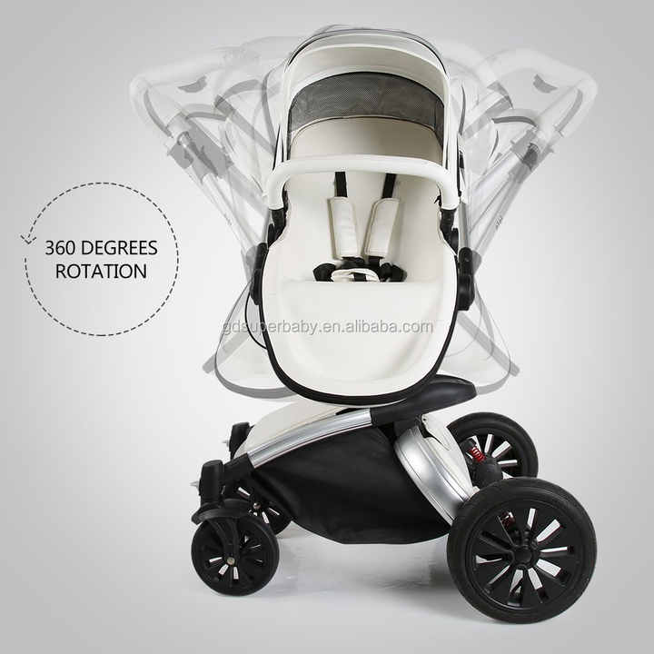 Folding Stroller Baby Pushchair - 3-in-1 Travel System