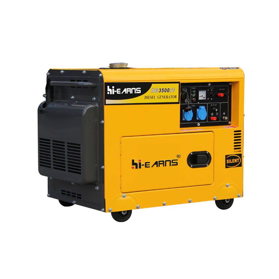 Hi-earns DG3500SE - 3KW Silent Diesel Generator for Reliable Power