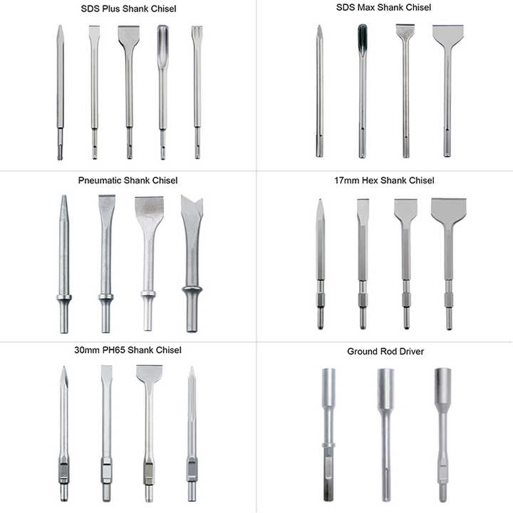 Carbide Cross Tip 4 Cutters - SDS Max Rotary Hammer Drill Bits
