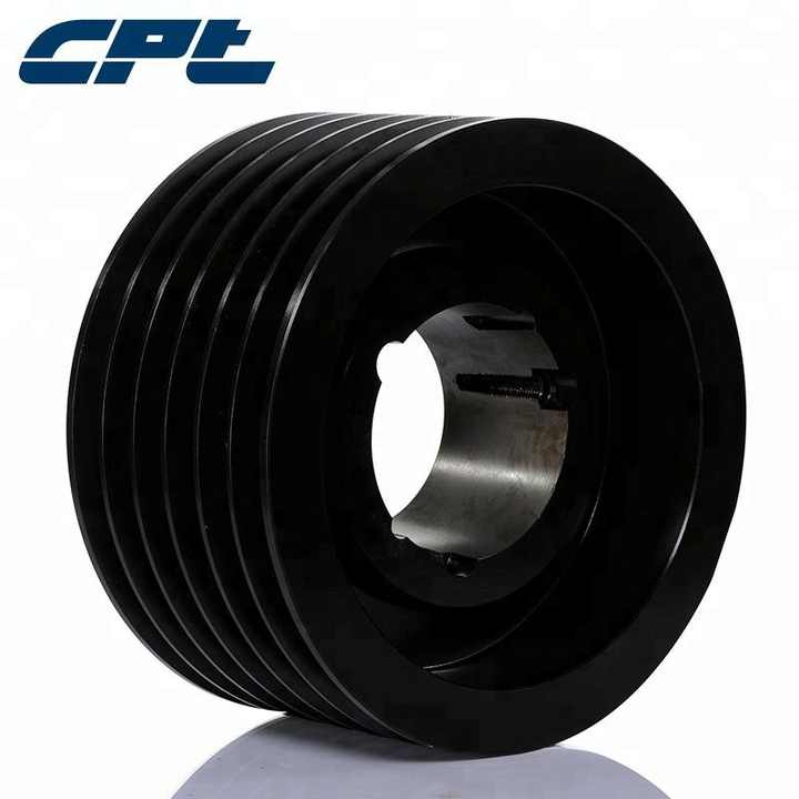 CPT SPZ Pulley 6 Grooves - Durable Cast Iron for Compressors