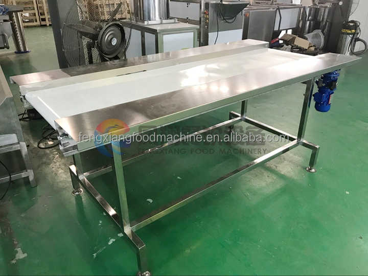 Vegetable Selection Inspection Work Table with Conveyor Under Shelf ...