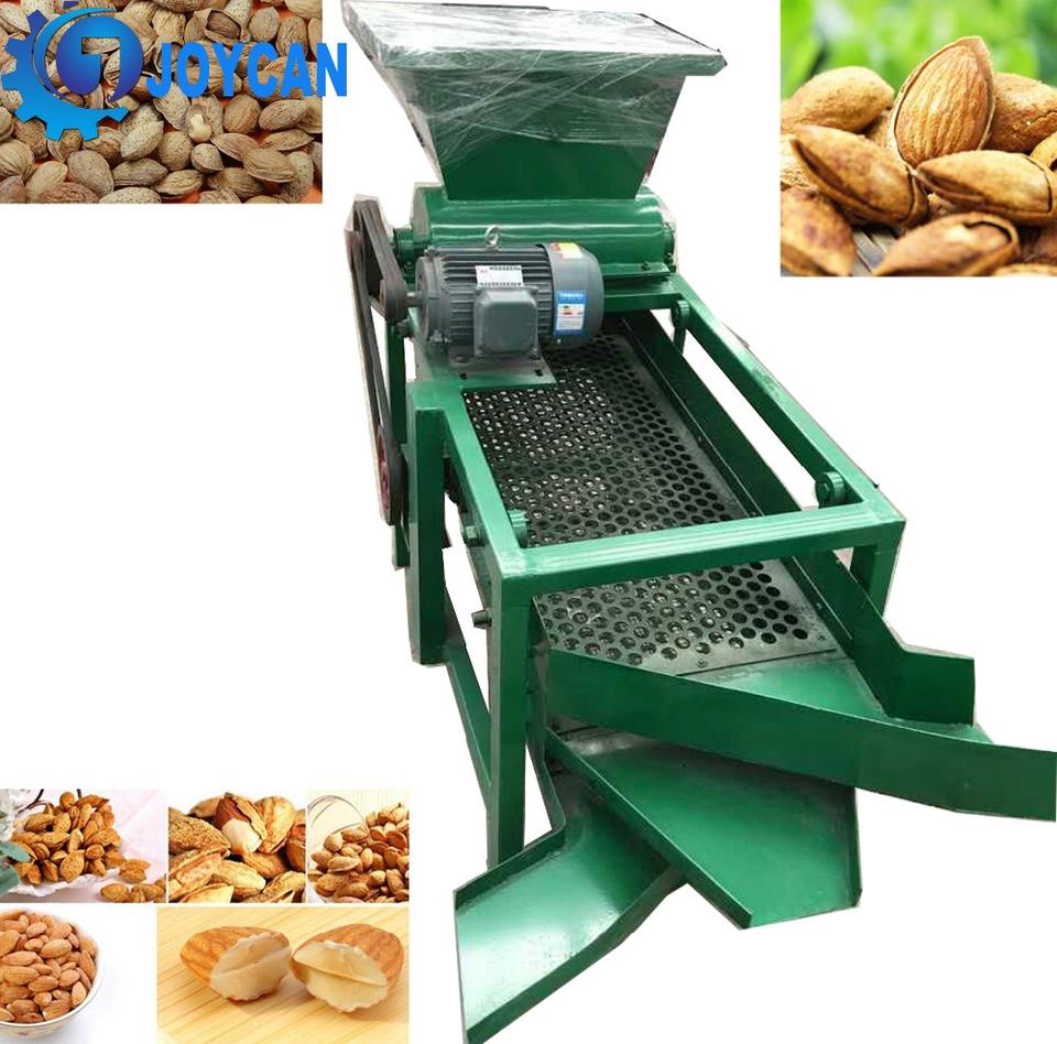 Almond Small Nut Cracking and Shelling Machine - 98% Capacity