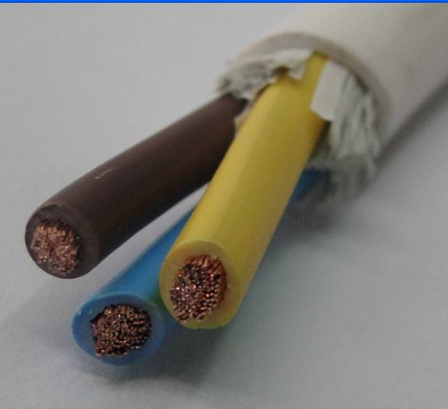 AOBEST H05VV-F Flexible PVC Insulated Power Cable - 3x6mm2