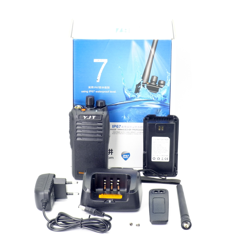 10km Long Distance Radio Woki Toki - 10W High Power, IPX5 Waterproof