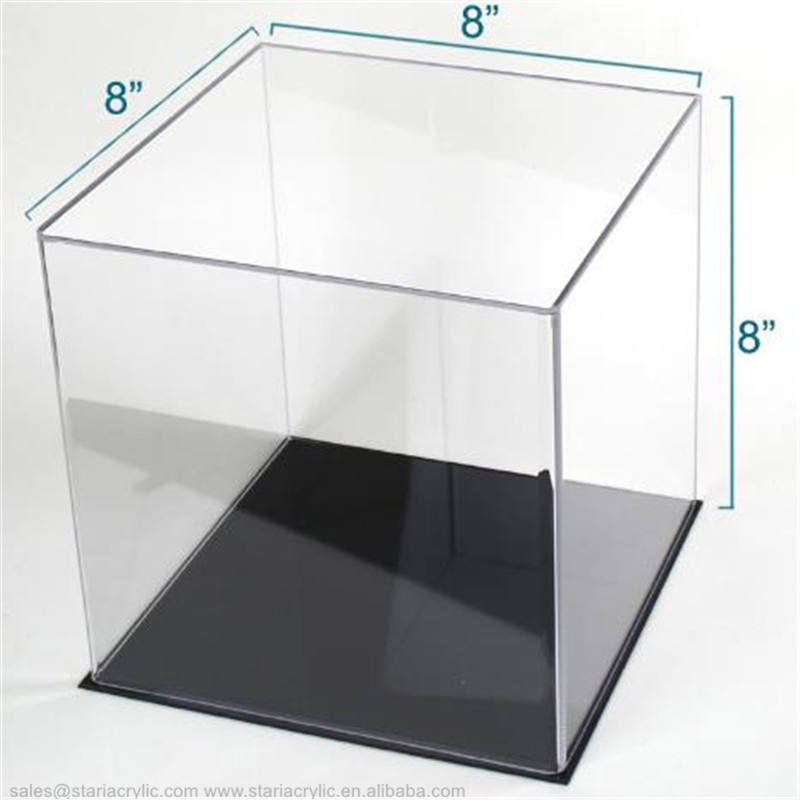 Small Cube Acrylic Display Case - Customized Clear Museum Box for ...