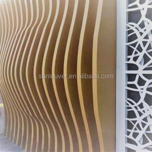 DEXONE Metal Customized Arc Bending Twist Facade Cladding