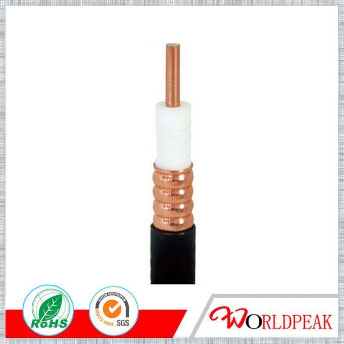 Cable coaxial 1/2" WDF LDF4-50A, 50Ω heliax espuma con chaqueta PVC