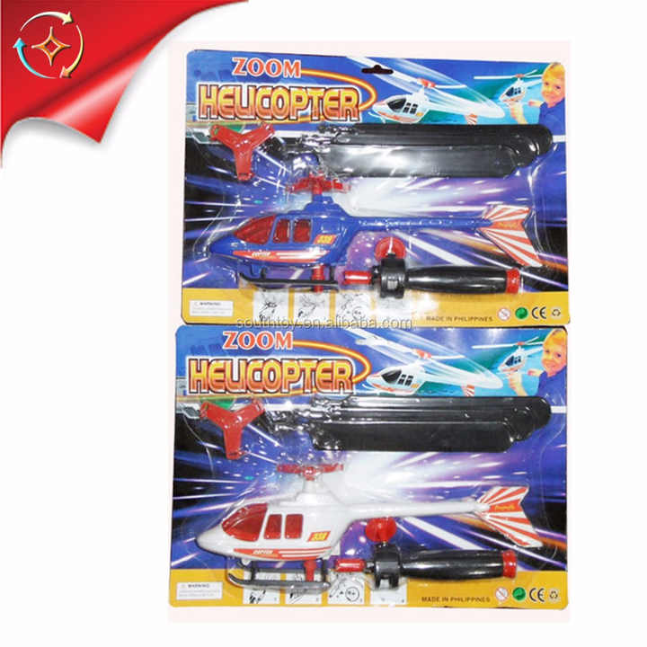 Pull Launcher Sky Zoom Copter Helicopter - Outdoor Fun