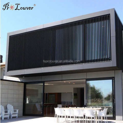 Fixed Sun Louver With Big Size Aerofoil Louver Blades,Aluminum Sun ...