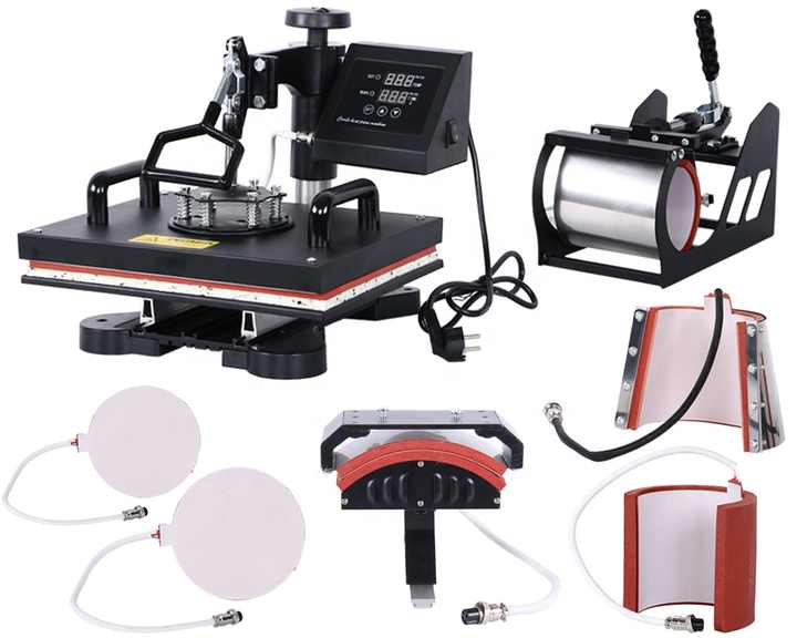 new combo hot stamping printing machinewith high quality t-shirt ...