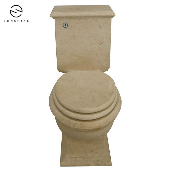 Luxury New Crema Marfil Marble Toilet Beige Sanitary Ware Toilets - Buy ...