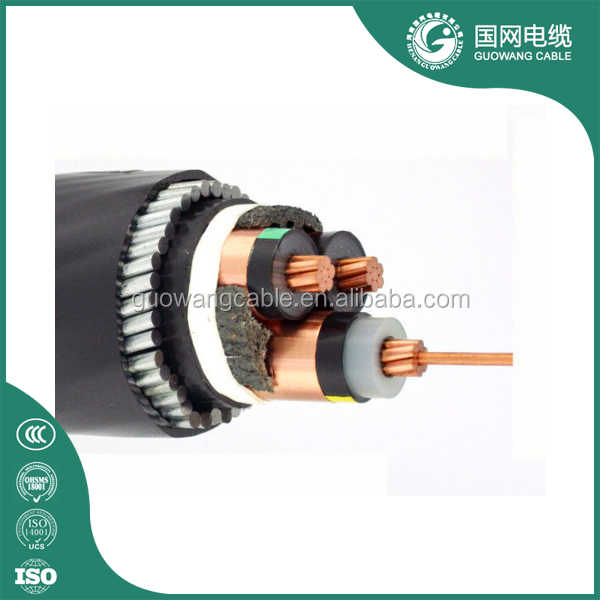 33kv Armoured 3x185mm2 Cable Price - High Voltage Power Cable